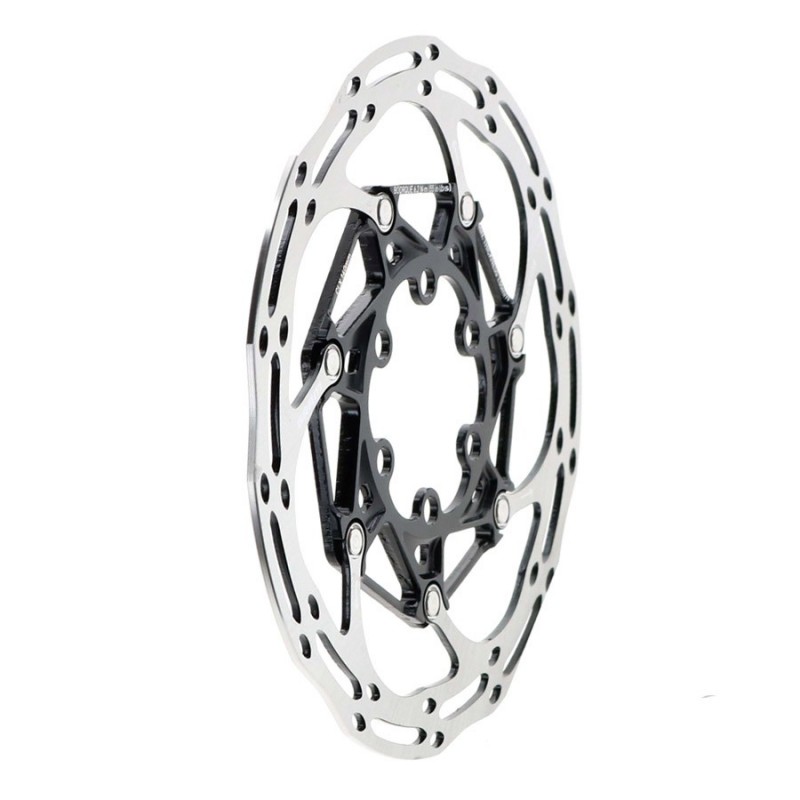 Rotor 180mm. Sram Centerline 2P Black ST Borde Redondeado